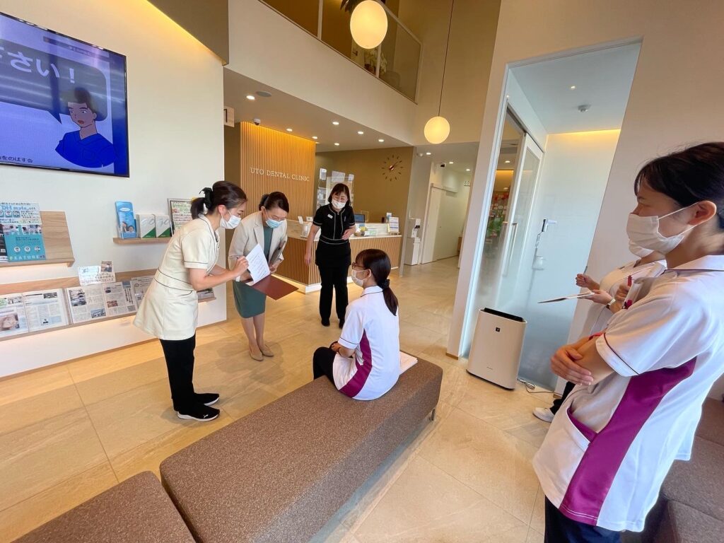 応対の院内研修を実施しました！｜駿河区新川の歯科/歯医者【宇土歯科医院】